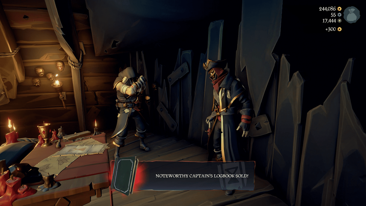 How much gold do you get for a Captain's Logbook? - Rare Thief