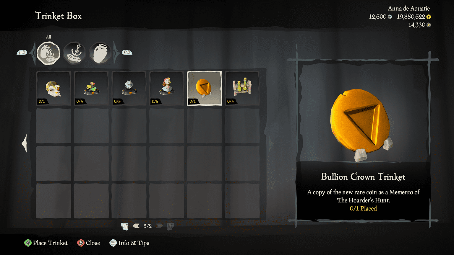 How to get the Bullion Crown Trinket in Sea of Thieves - Rare Thief