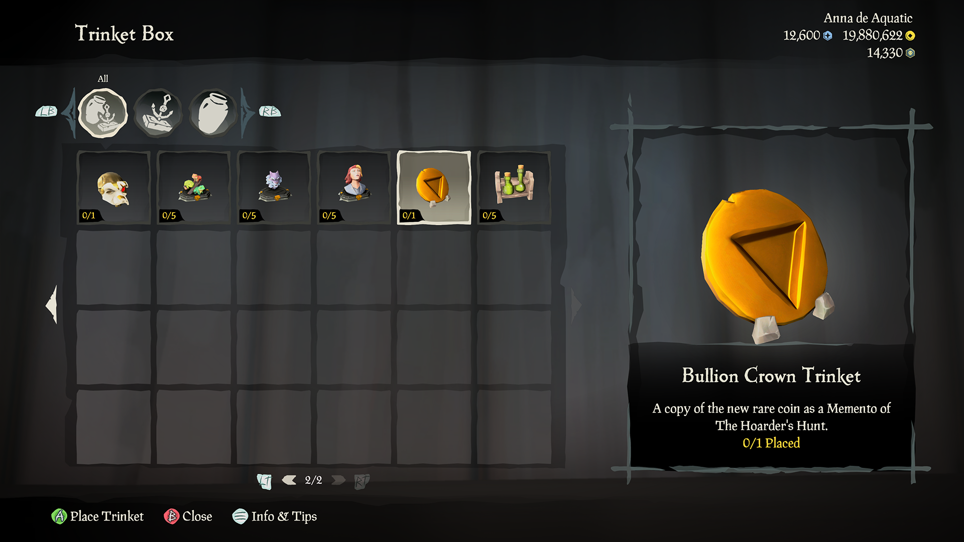 How to get the Bullion Crown Trinket in Sea of Thieves - Rare Thief