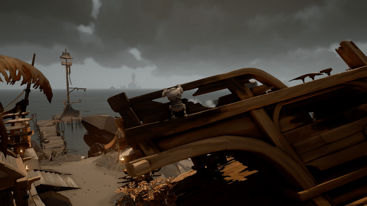 How to do the Hung Out to Dry Commendation in Sea of Thieves - Rare Thief