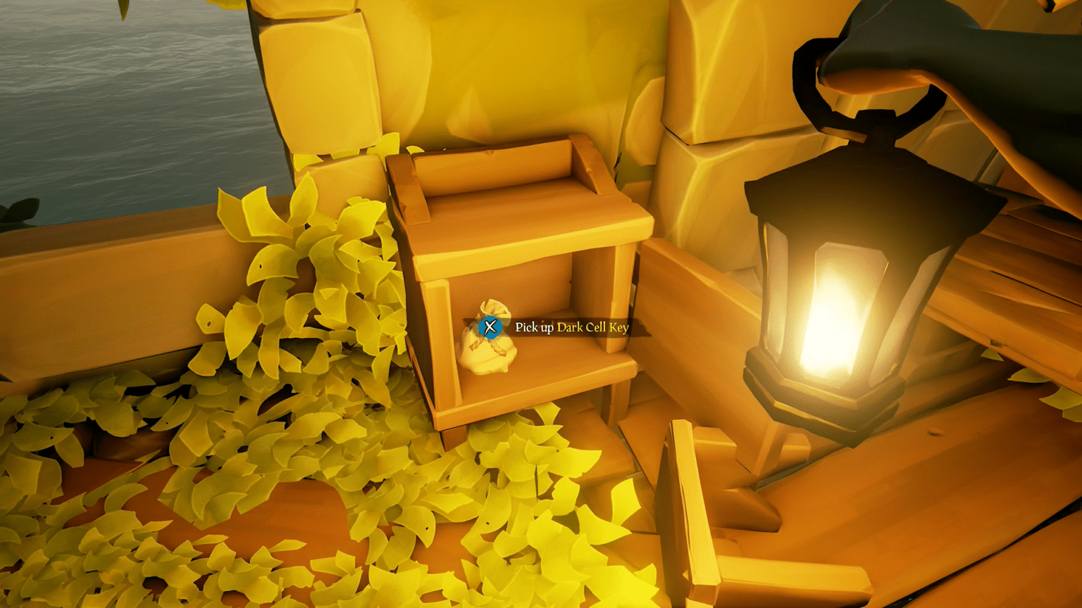 How to open the Dark Cell of a Sea Fort in the Sea of Thieves - Rare Thief