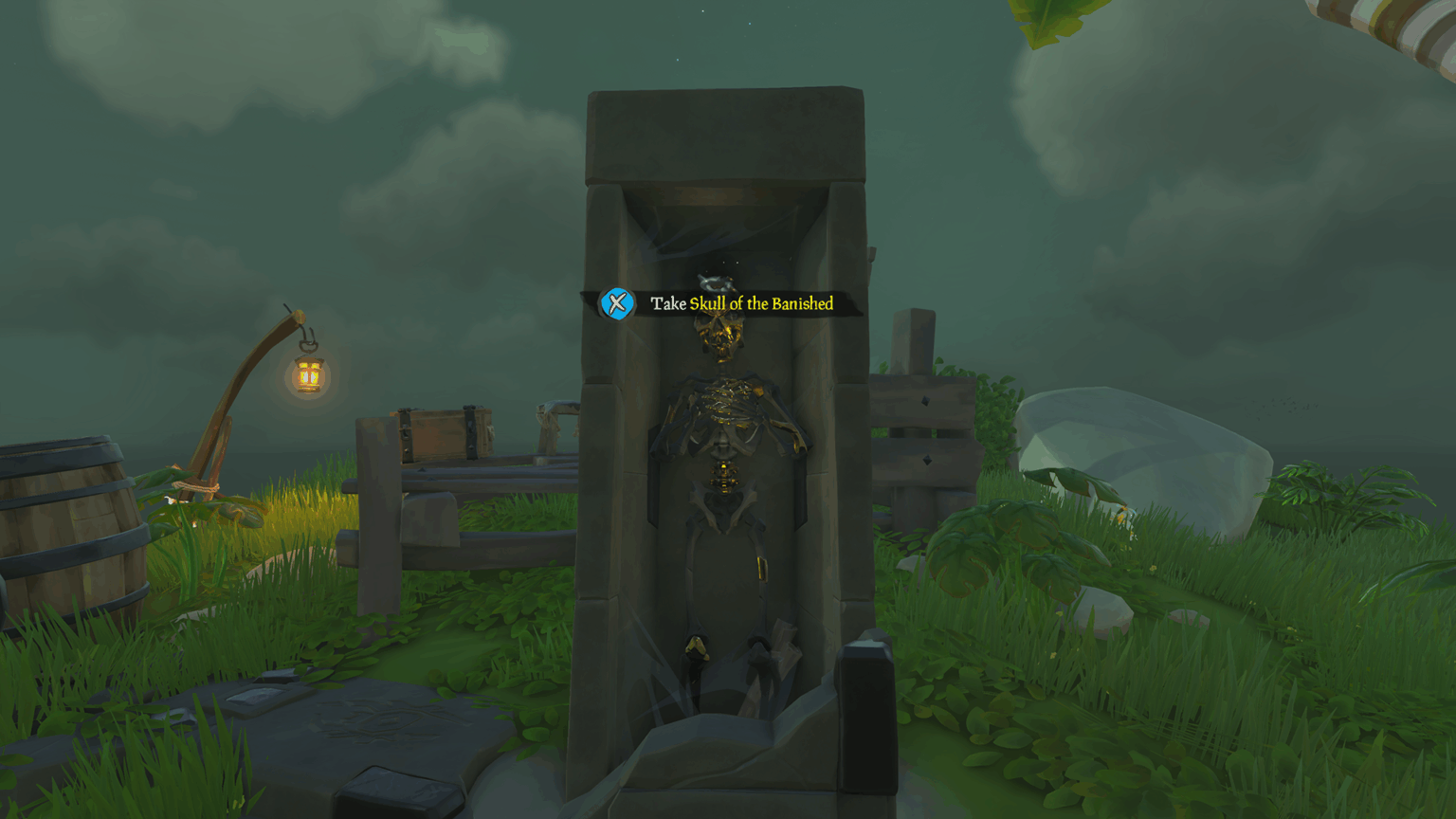 How to get a Skull of the Banished in Sea of Thieves - Rare Thief