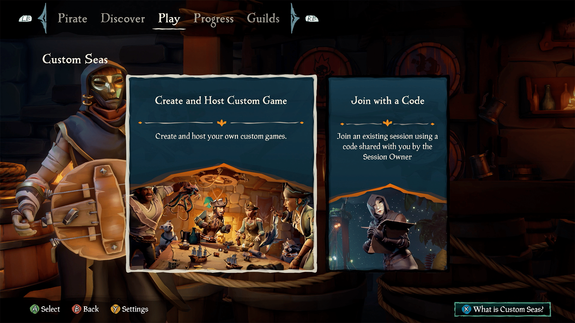 How to Create and Host a Custom Seas Session in Sea of Thieves - Rare Thief